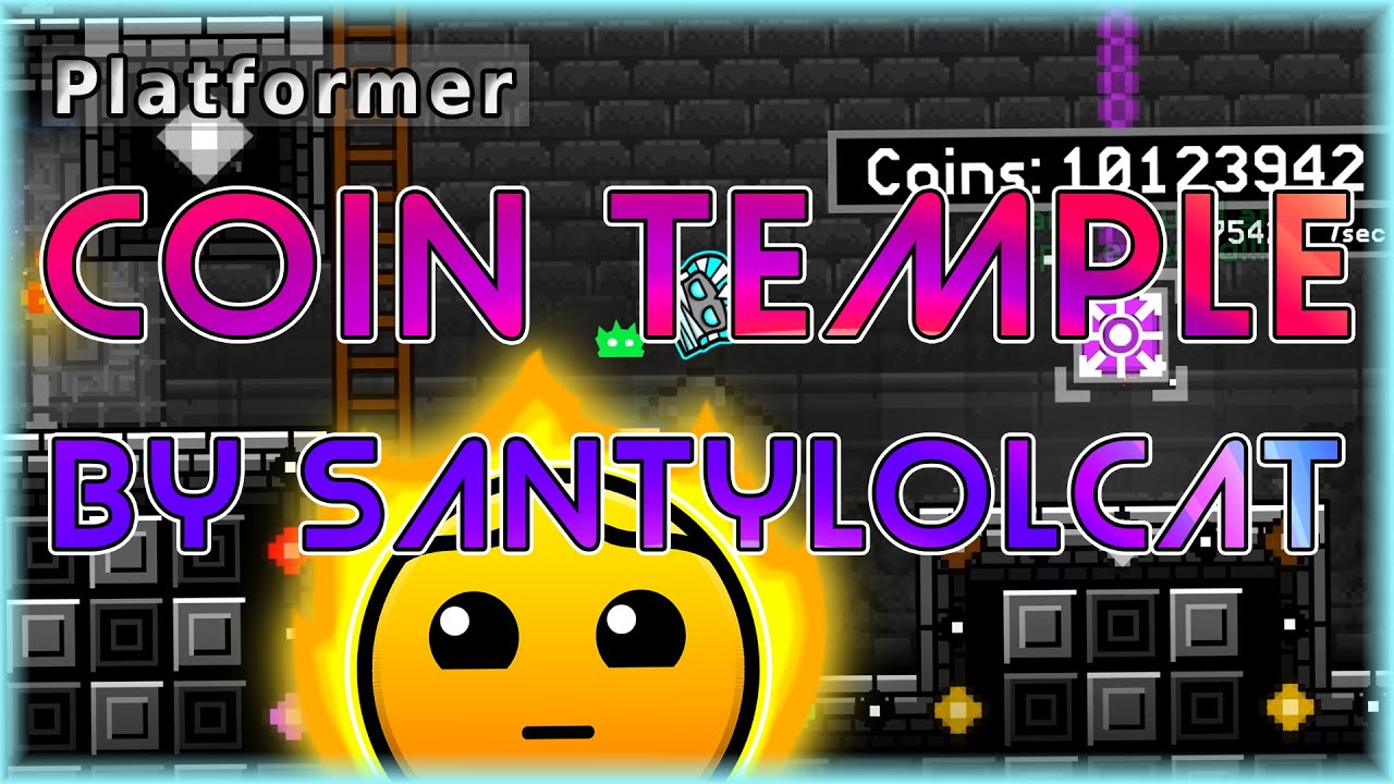 Coin Temple (By Santylolcat) [All Coins] | Geometry Dash - YouTube