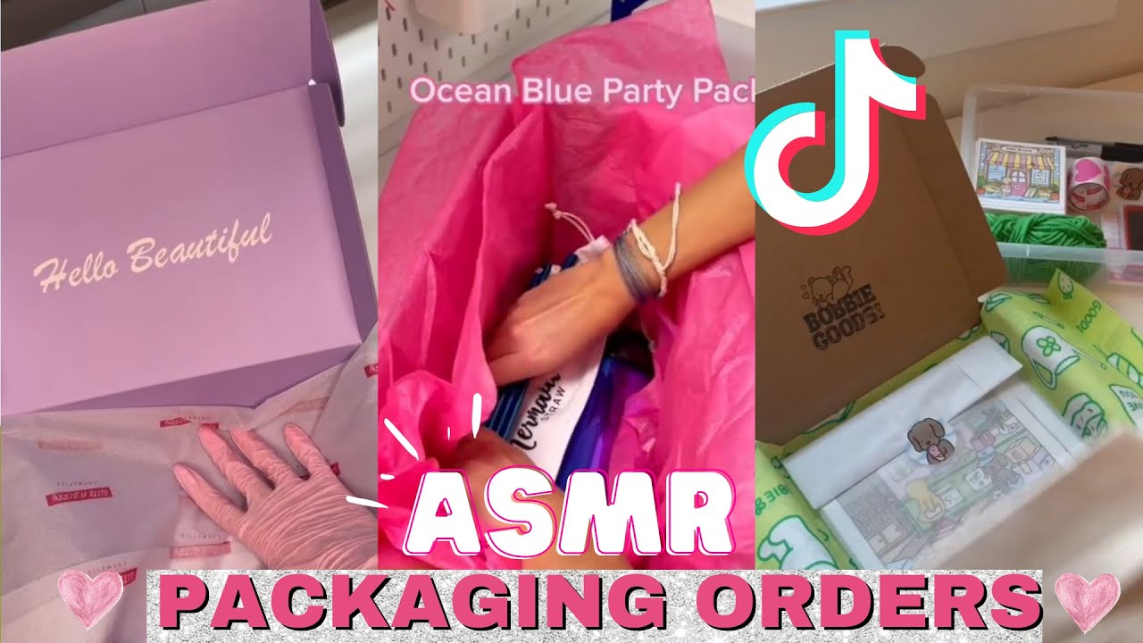 Packaging Orders Check Small Business 🛍️ ASMR EMBALANDO PEDIDOS Video ...