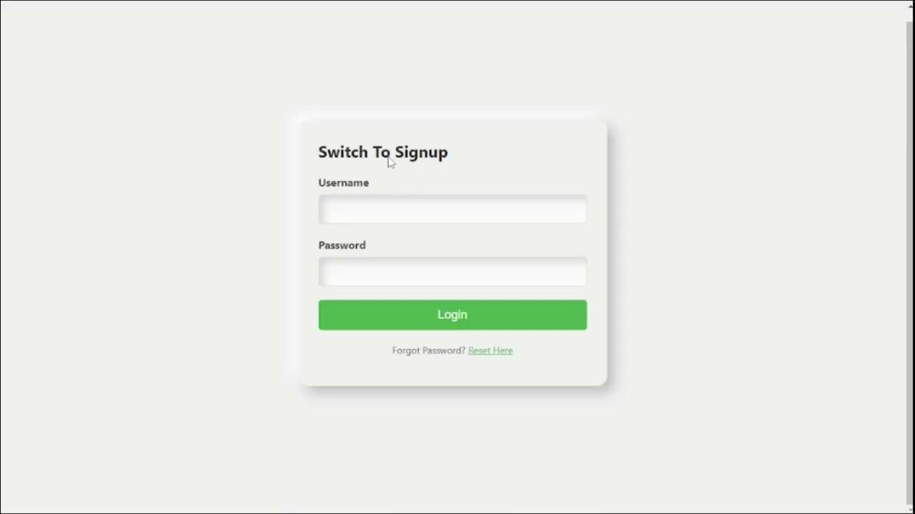 Login / Signup Form With Neumorphism Effect Using HTML, CSS And JS ...