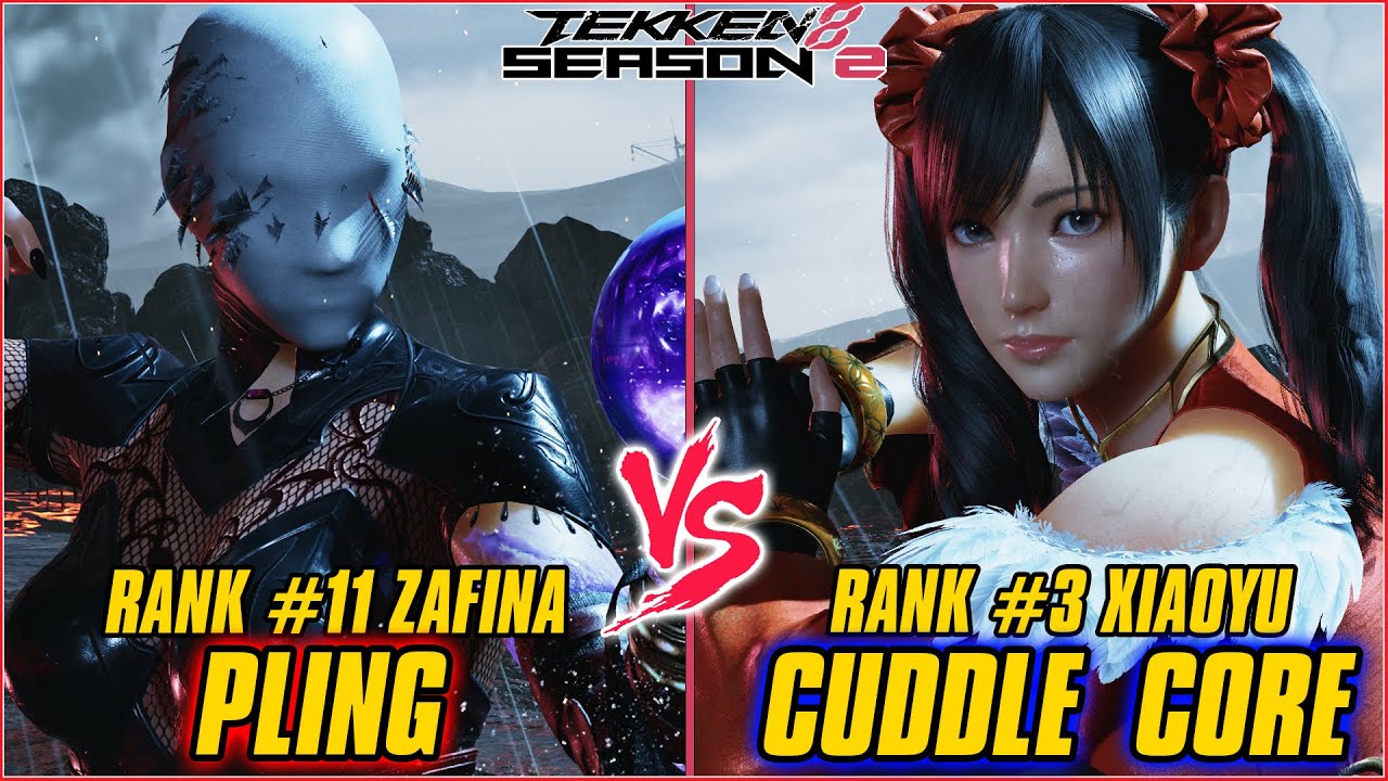TEKKEN 8 | PLING (RANK #11 ZAFINA) vs CUDDLE CORE (RANK #3 XIAOYU ...