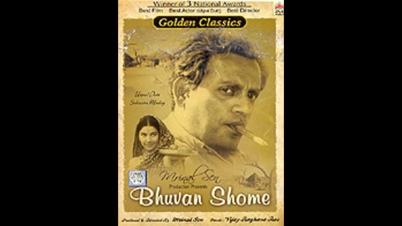 Bhuvan Shome (1969) Full Black and White Movie Directed by Mrinal Sen ...
