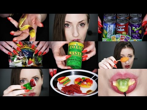 ASMR gummi candy show 'n MASTICATE (sans mouth sounds)
