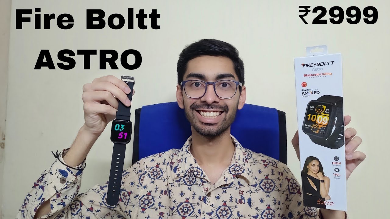 Fire Boltt Astro unboxing & Review | Best Bluetooth Calling Smartwatch ...
