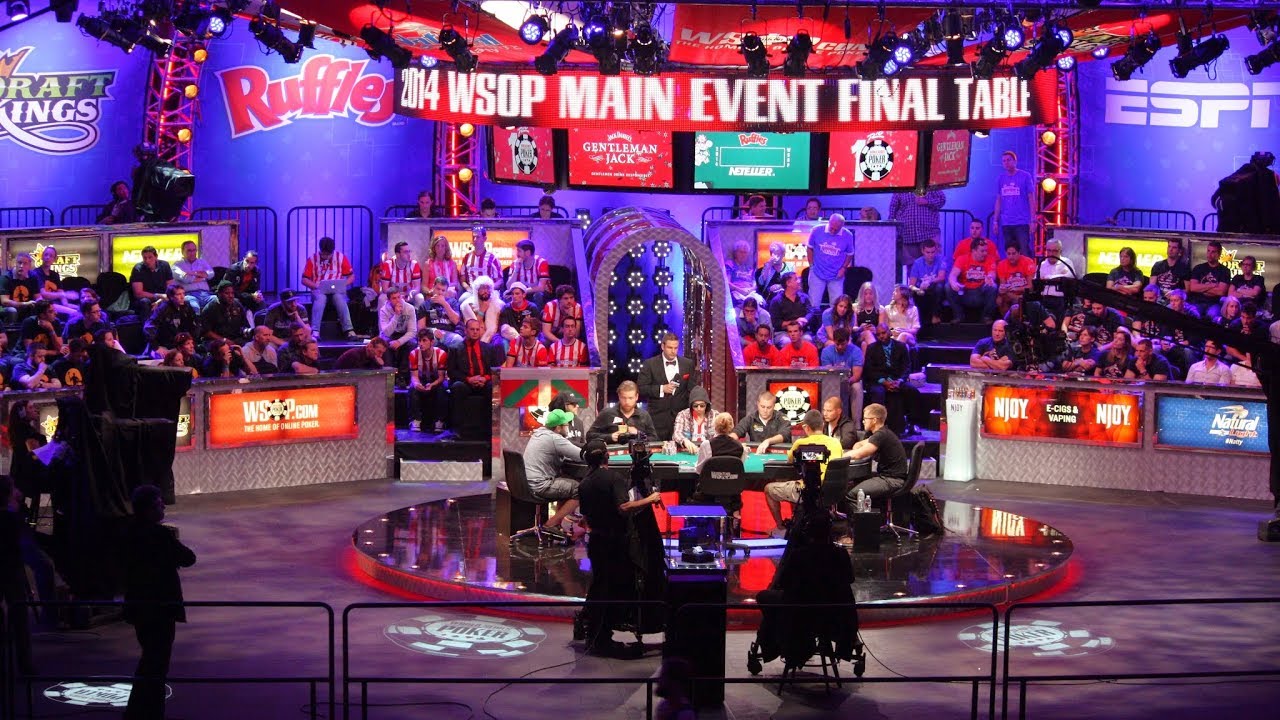 WSOP Final Table 2014 World Series of Poker in the theater during ...