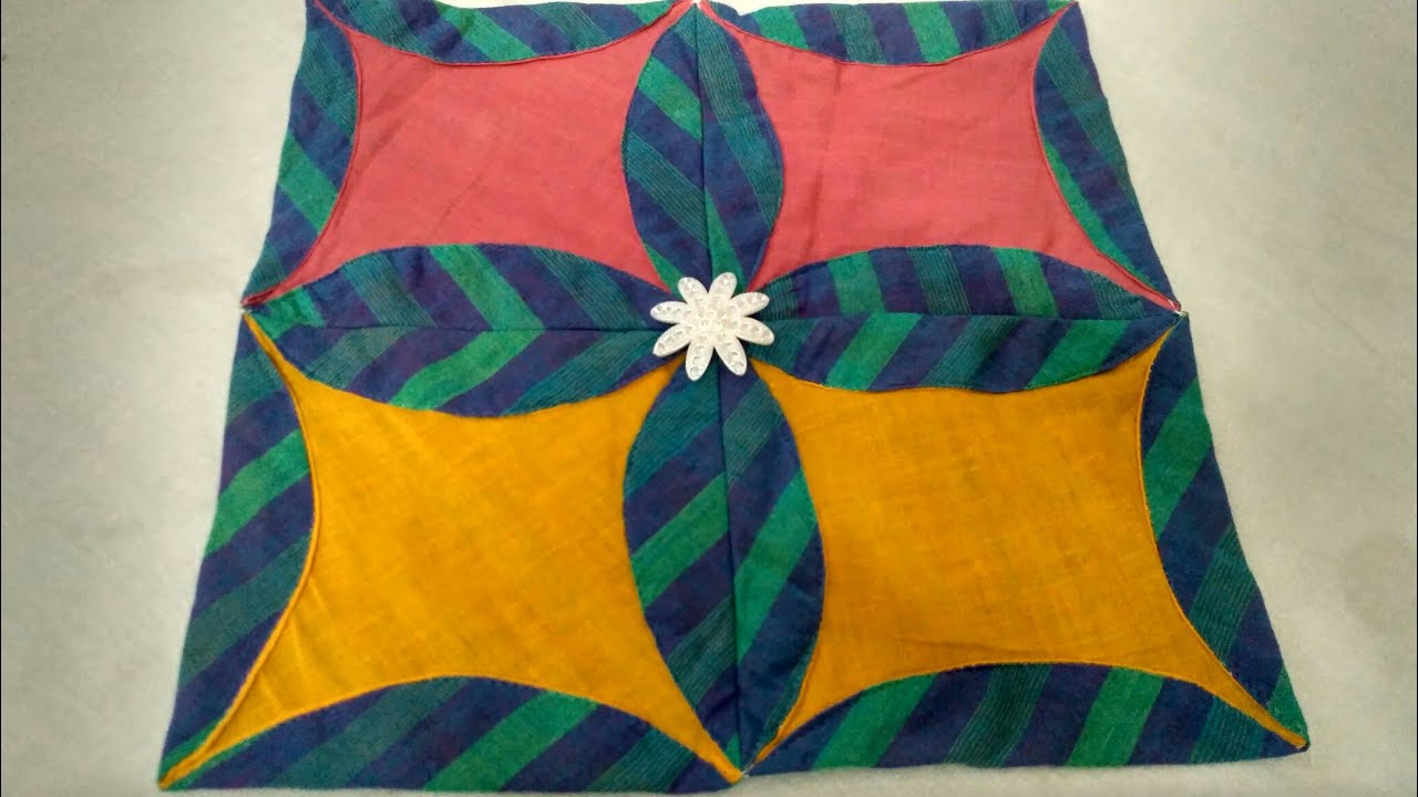 Multi use designs by waste cloth pieces - YouTube