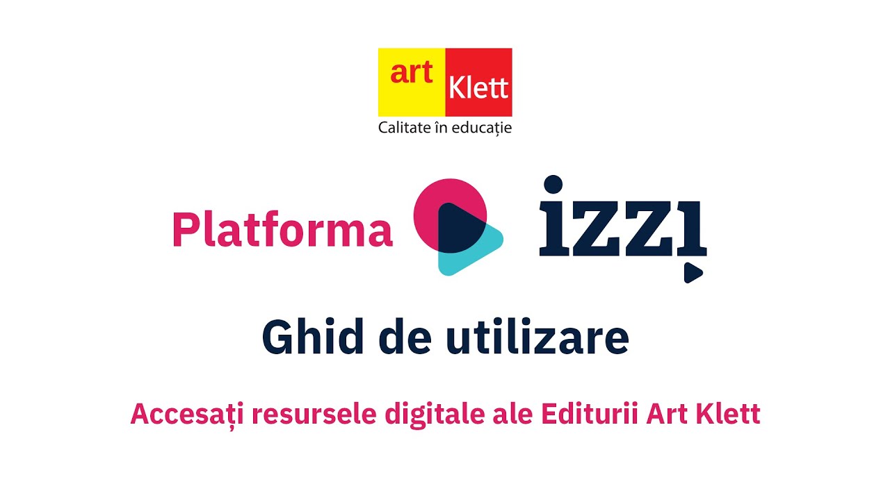 Platforma iZZi - Editura Art Klett: Ghid de utilizare - YouTube