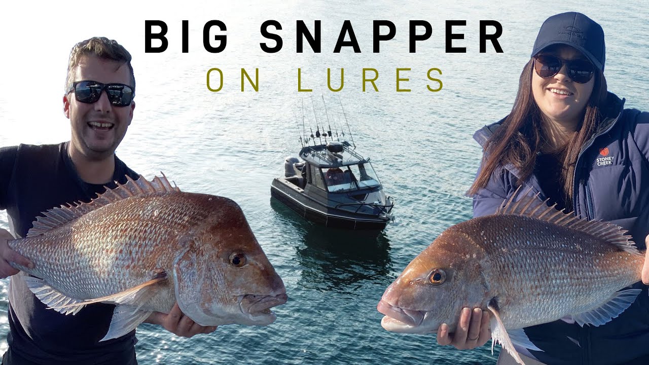Big Snapper on Lures - YouTube