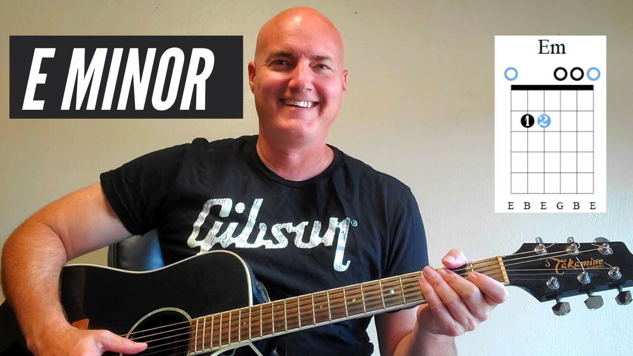 How to Play the E minor Chord on the Acoustic Guitar #shorts - YouTube