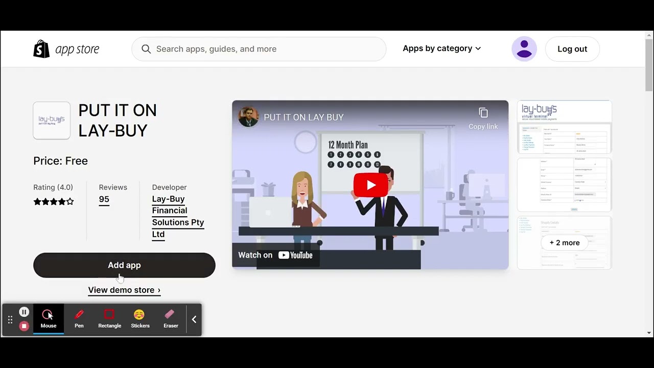 PUT IT ON LAY BUY Video App onboarding - YouTube