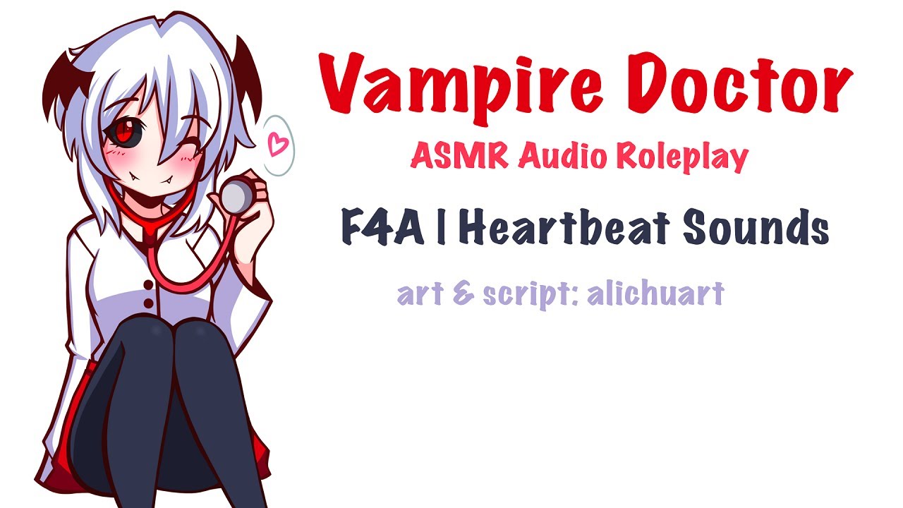 Vampire Doctor Checkup! | ASMR Roleplay (F4A, lots of heartbeat sounds ...