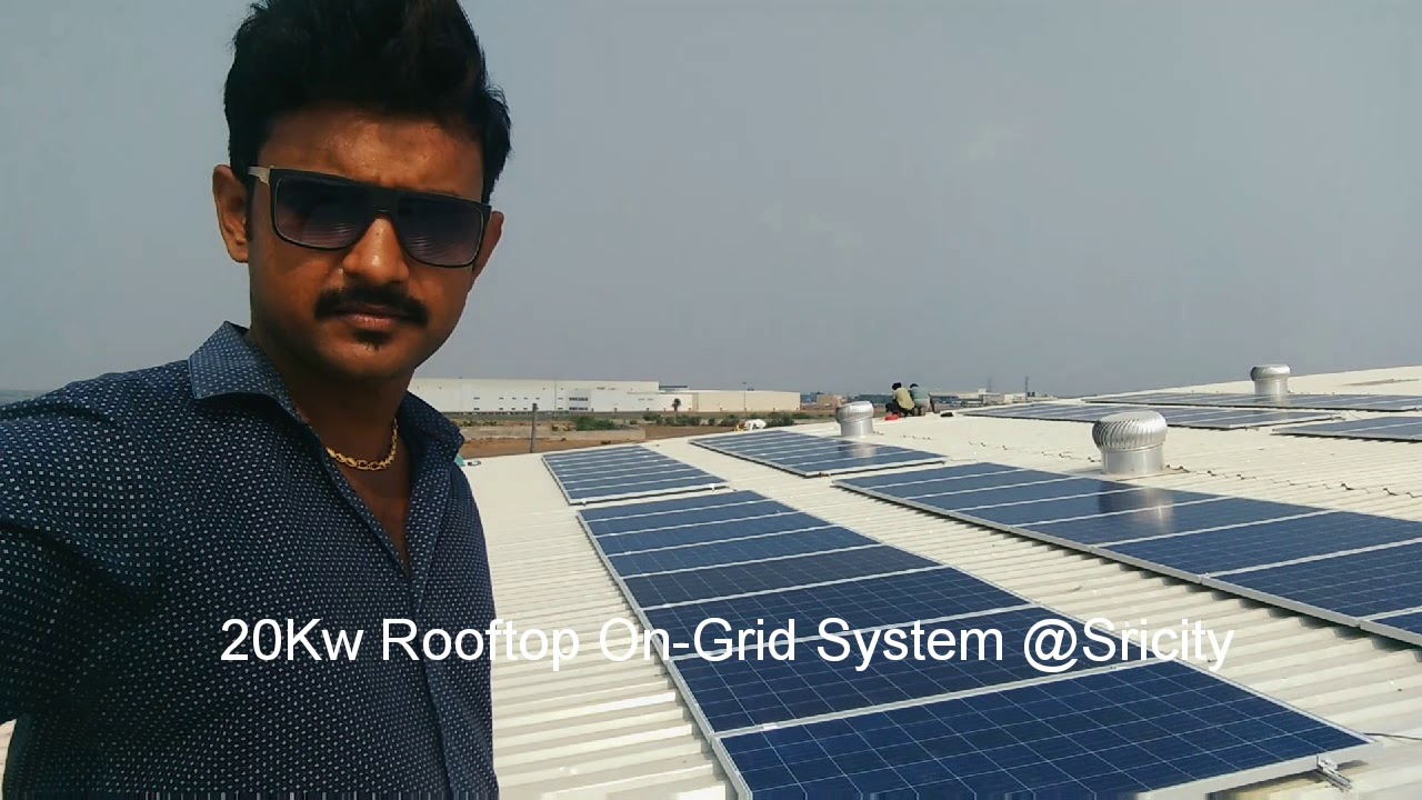Solar Rooftop 20Kw- Vikram Solar Chennai - YouTube