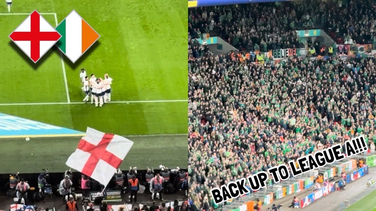 ENGLAND SECURE PROMOTION TO LEAGUE A!!! | England v Ireland Match Vlog ...