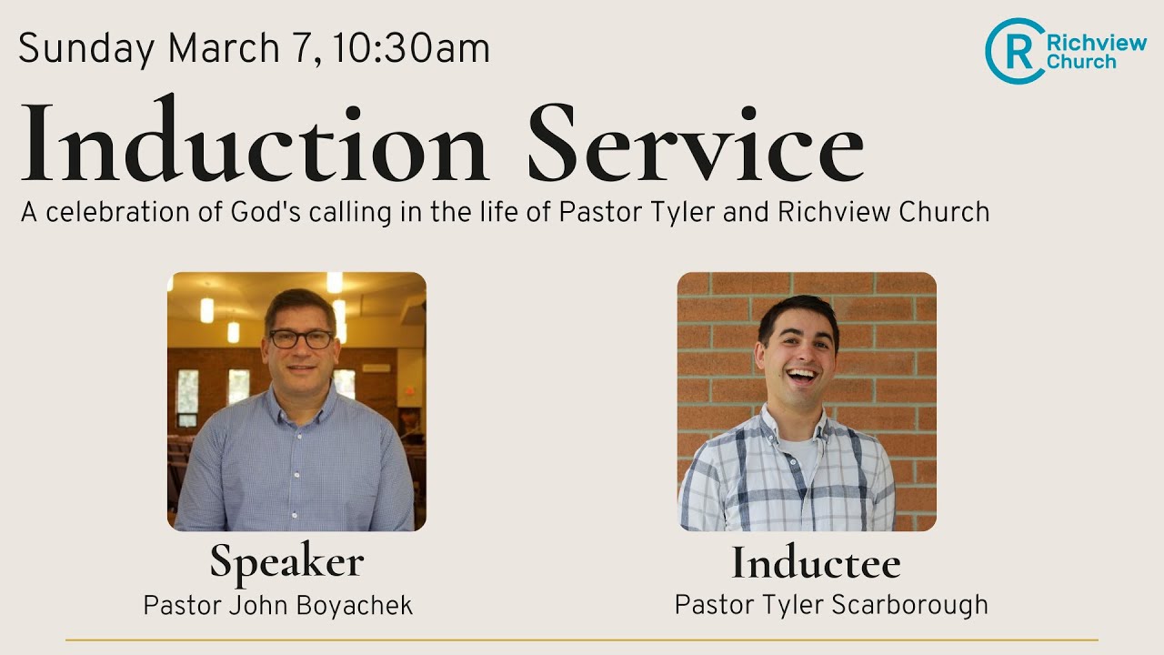 Induction Service for Pastor Tyler Scarborough - YouTube