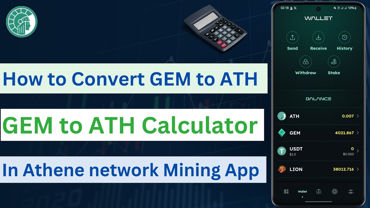 How to Convert GEM to ATH | GEM to ATH Calculator | 1 GEM = ?ATH on ...