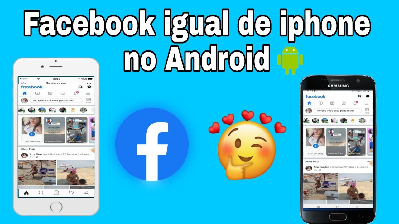Facebook igual de IPhone no Android - YouTube