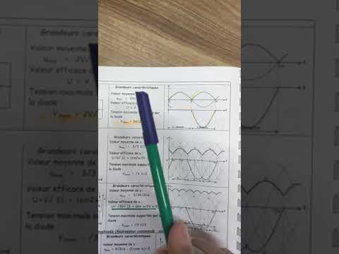 Redressement non commandé transformateur point Milieu - YouTube