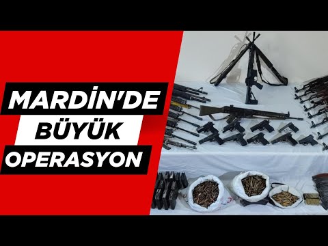 Mardin’de silah ve mühimmat kaçakçılığına büyük operasyon