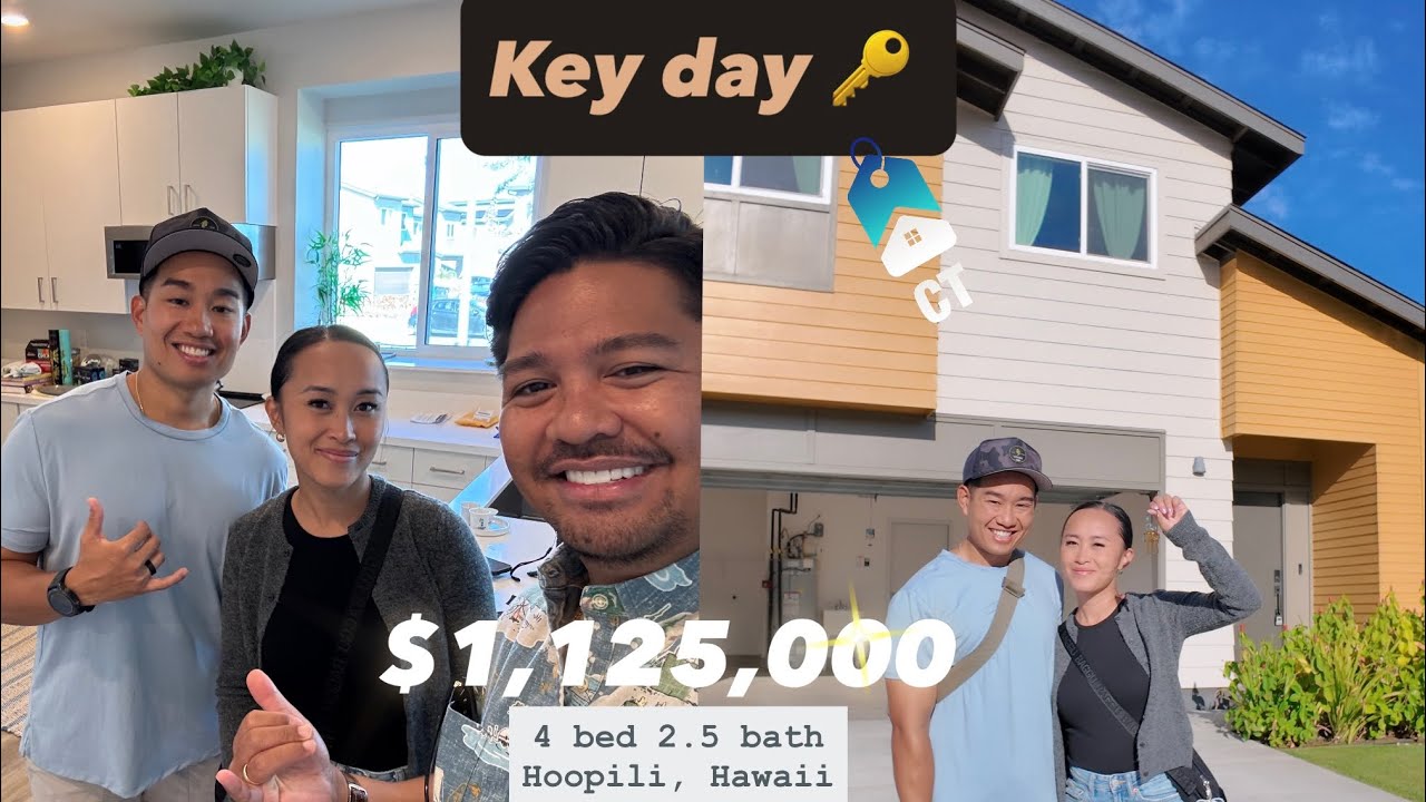 Key Day at Ikena Hoopili ($1,125,000 new home) - YouTube