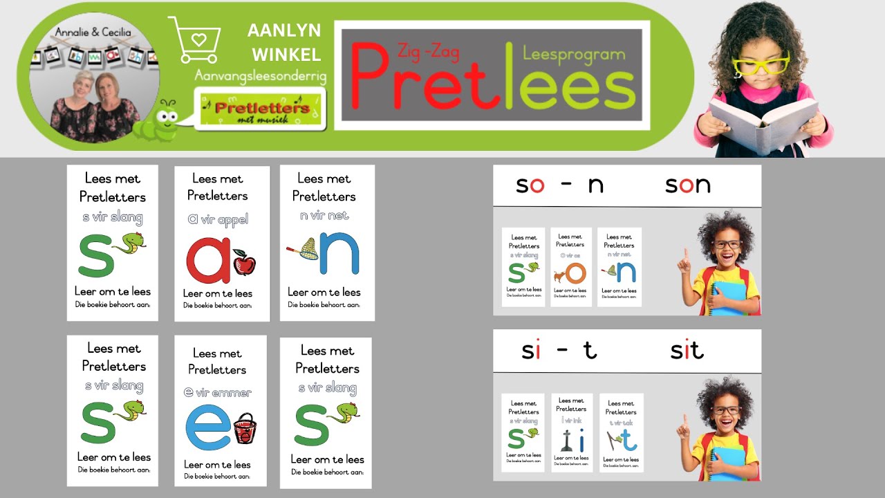 💡PRETLETTERS PRET-LEES - Grondslagfase - Aanvangslees Leerondersteuning ...