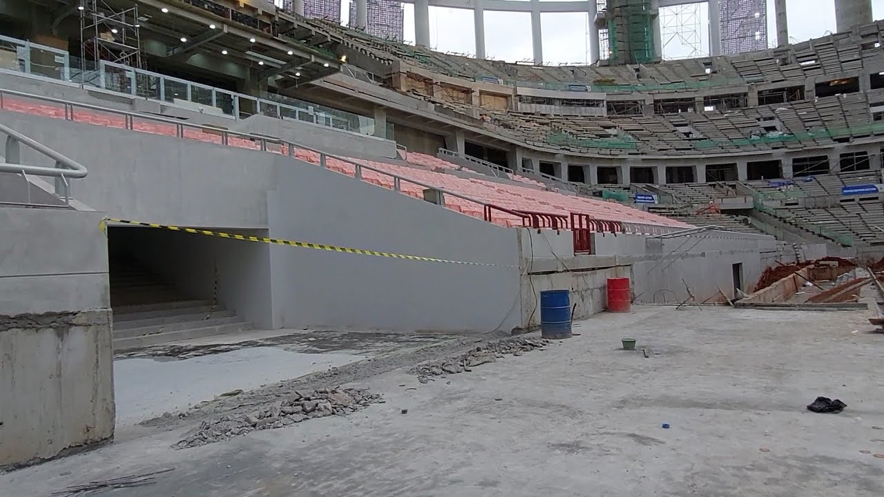 4K semakin rapih area bench pemain & pintu tribun ke lapangan Jakarta ...
