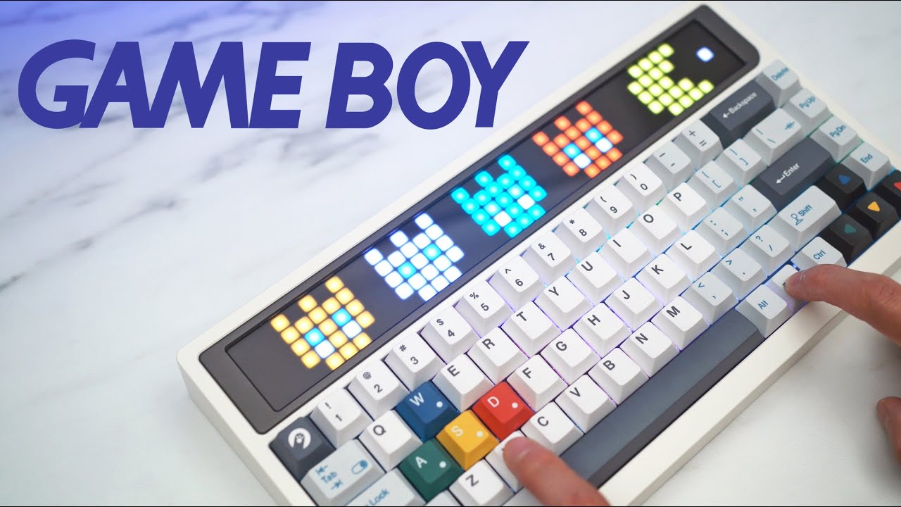 The Thockiest GAMEBOY Keyboard - AM RGB65 - YouTube