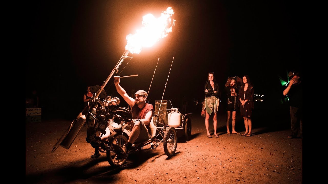 Jamie Janover : Drums + Tricycle + Pyrocussion = The RealmsMobile - YouTube