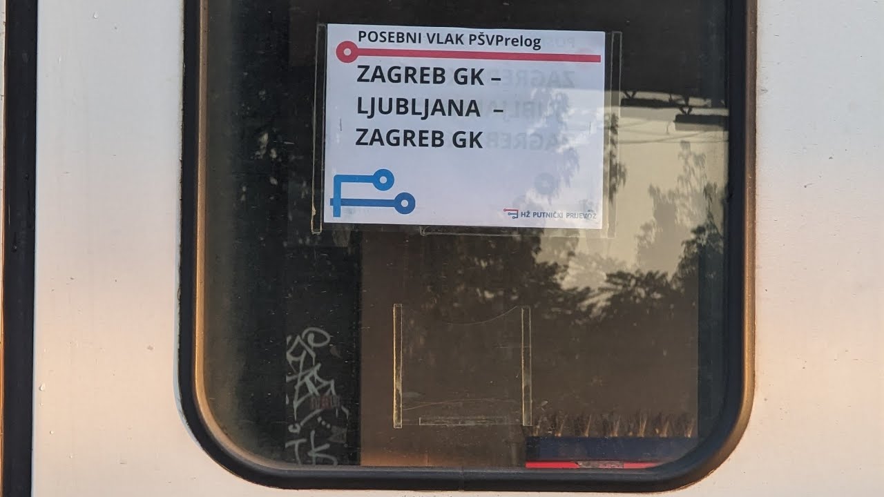 Postavljanje posebnog vlaka Zagreb - Ljubljana - Zagreb - YouTube