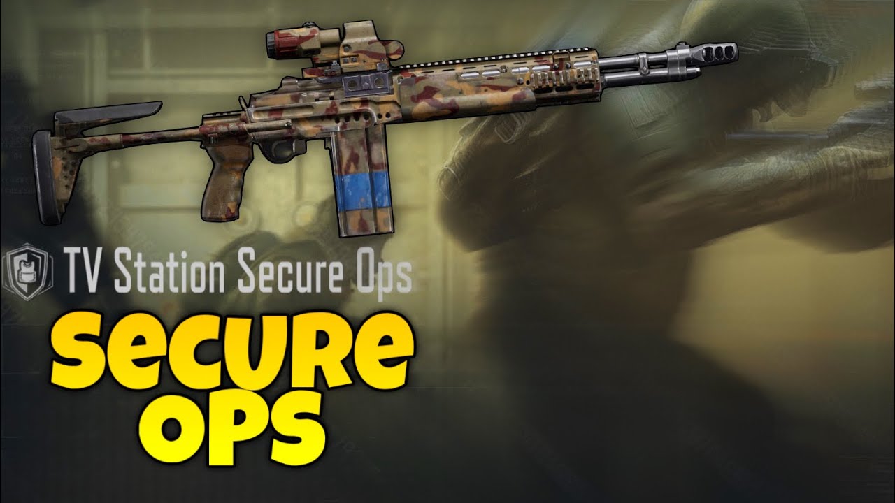 MILITARY MK14 SKIN in TV SECURE OPS! Arena breakout S7 - YouTube