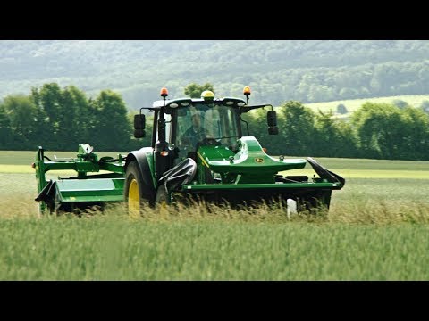 Die John Deere 6M-Schlepper ALLROUNDER für Feld und Hof [Traktor 6120M und 6140M] | Neu 2019