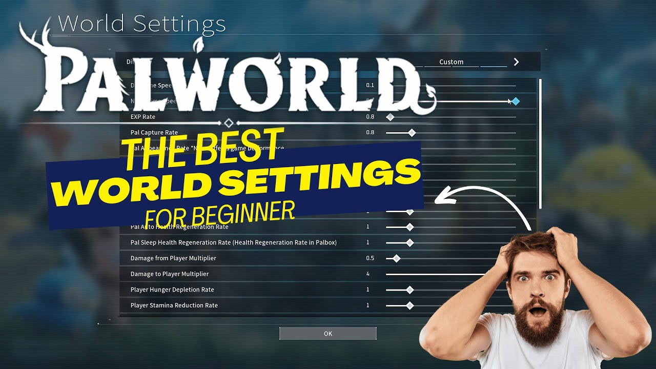 THE BEST World Settings on Palworld | Beginner Guide - YouTube