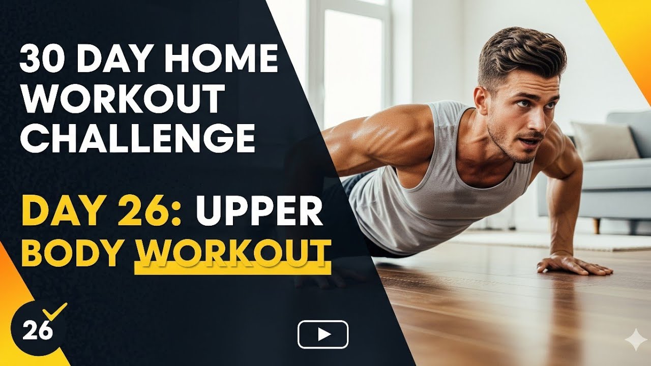 Killer upper body workout for men - 30 Day workout challenge | Day-26 ...