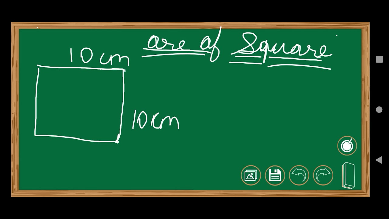 square ka area Kaise nikalte Hain Uske liye video find the area of ...
