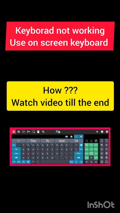 On screen keyboard #computer #computertricks #computerscience #onscreenkeyboard #computers - YouTube