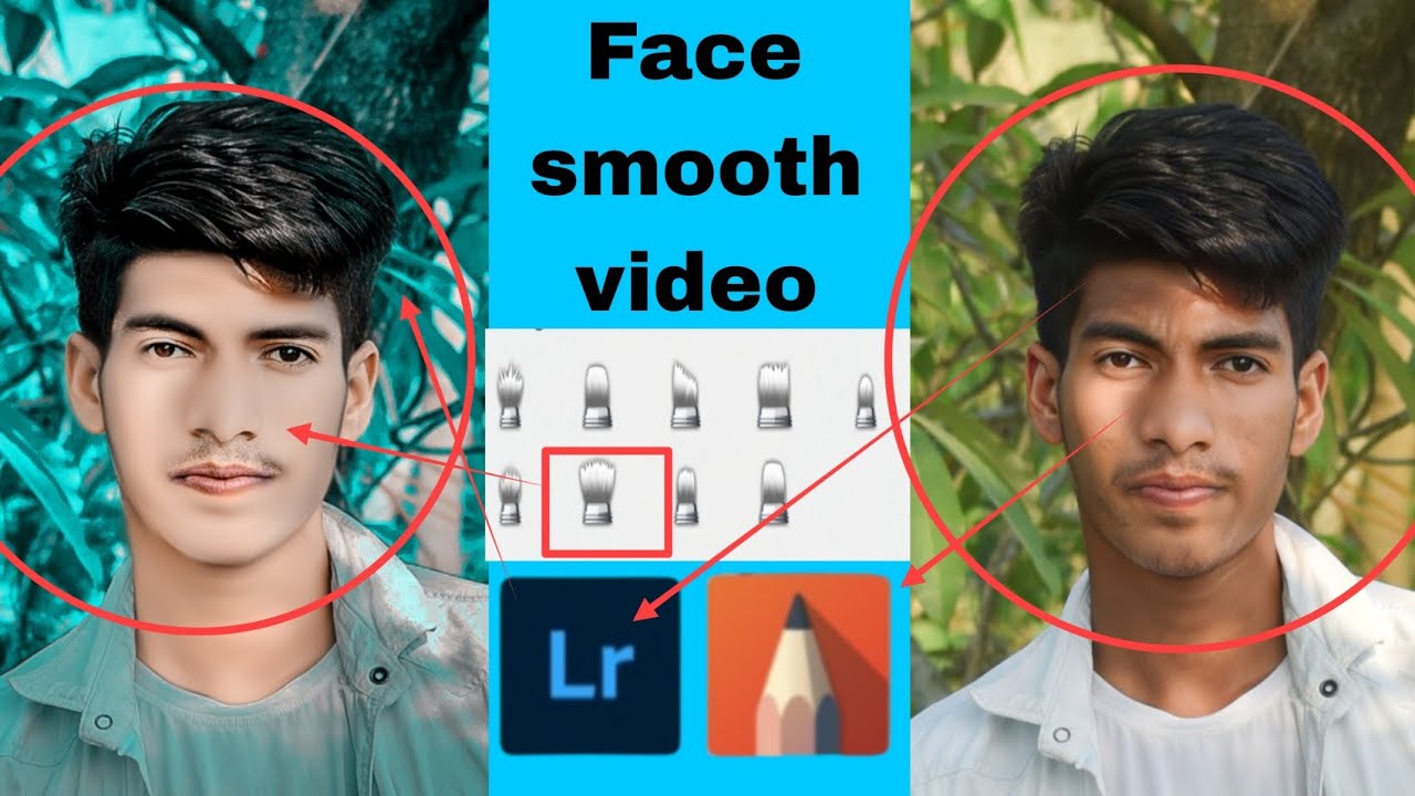 Face smooth editing video#editing #lightroom - YouTube