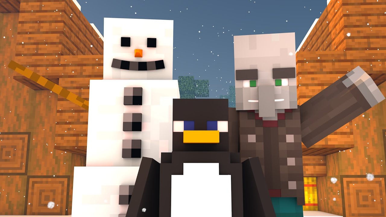 Little Pillager And Villagers Life III - Minecraft Animation - YouTube