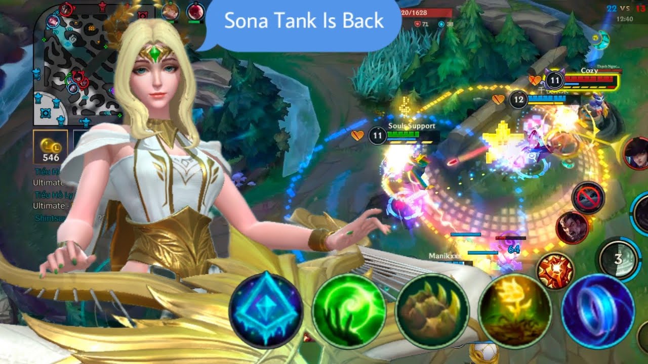 Tank Build Sona is Back 😁 / Sona Gameplay S12 - YouTube