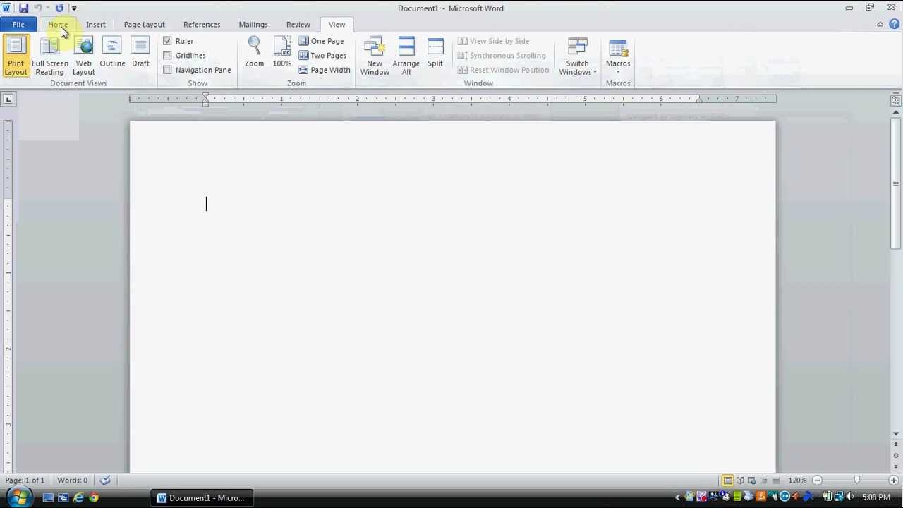 Microsoft Word 2010 Tutorial 101 - YouTube