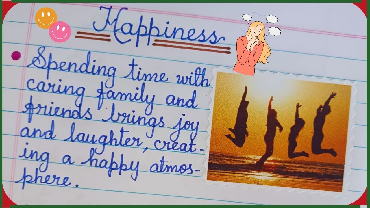 5 Lines Essay on Happiness | Few Lines Short Essay on Happiness ...