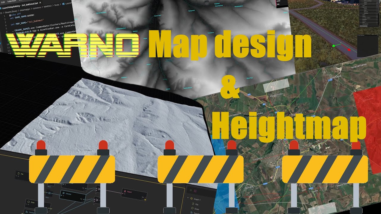 Warno let's make a map: Bakhmut | Part 1 | Design and Heightmaps - YouTube
