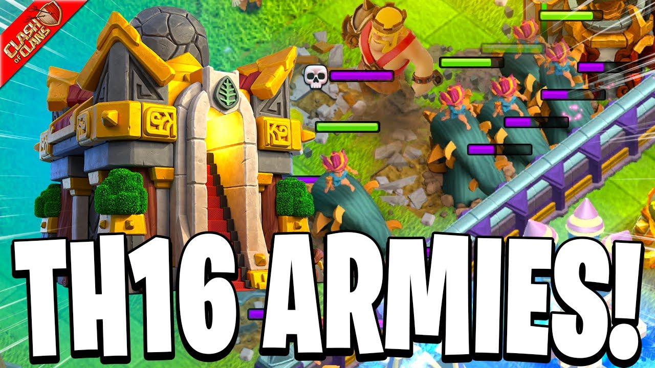 4 Easy TH16 Armies With New Equipment! - Clash of Clans - YouTube