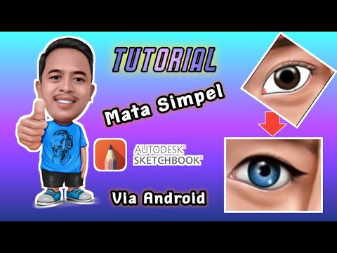 Mata simple smudge Autodesk sketchbook pro Android - YouTube