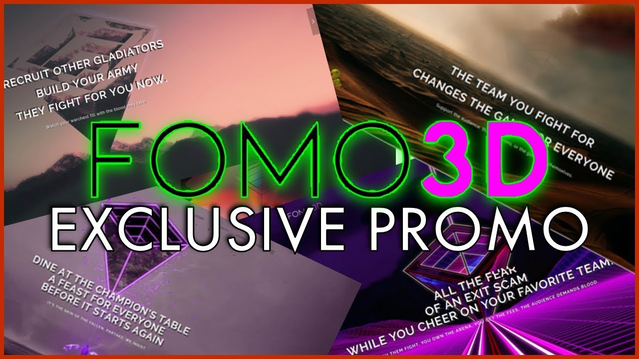 WORLD EXCLUSIVE FIRST LOOK AT FOMO 3D UI & SITE HEADERS! - Epic PoWH P3D Promo Hype... F3D ...