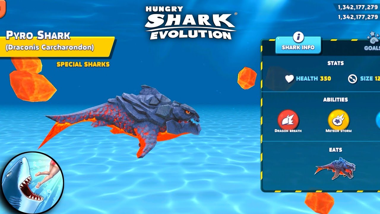 New Pyro Shark Update 2023 !! Save Mermaids !! - Hungry Shark Evolution ...