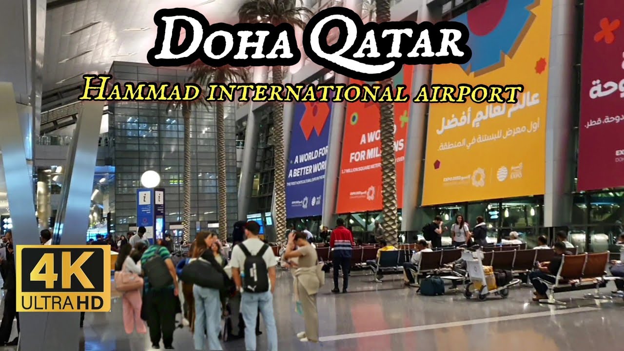 Hammad international Airport Doha Qatar 2024 | Arrivals Zone | Asian cup2023 | 4k UltraHD - YouTube