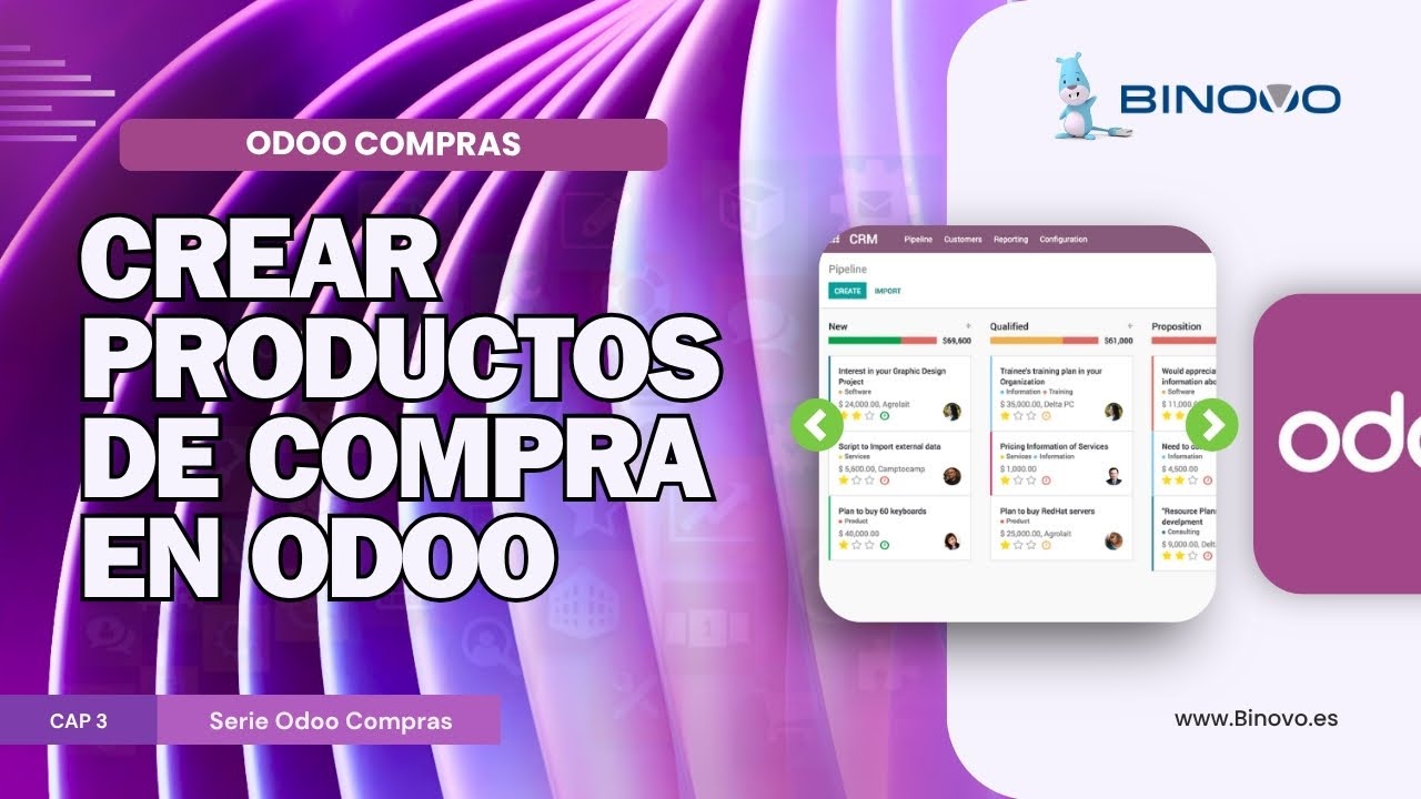 ODOO Compras | Tutorial 3 📌 Configuración productos de compra en Odoo ...