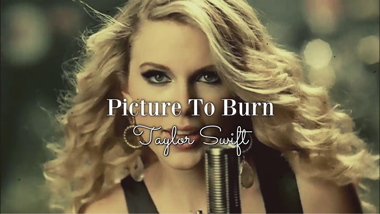 Taylor Swift Picture To Burn Album Cover