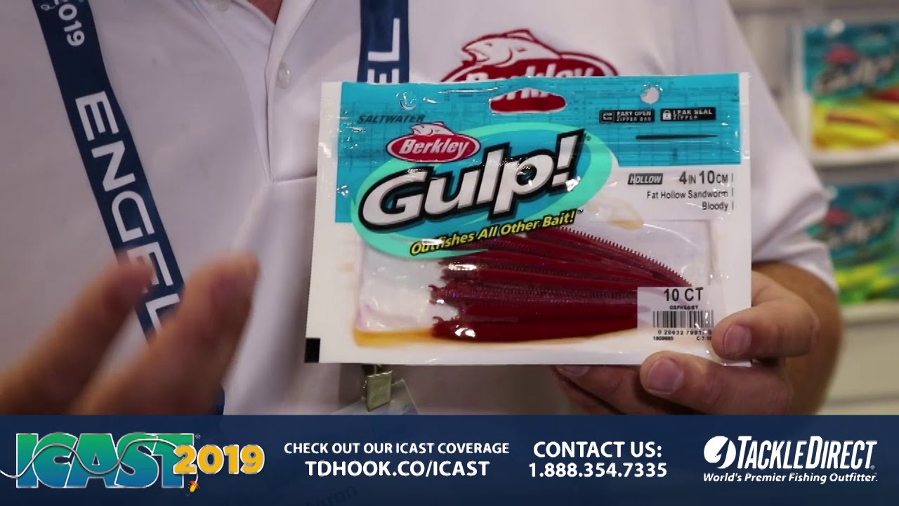 Berkley Gulp! Saltwater Fat Hollow Sandworm - TackleDirect