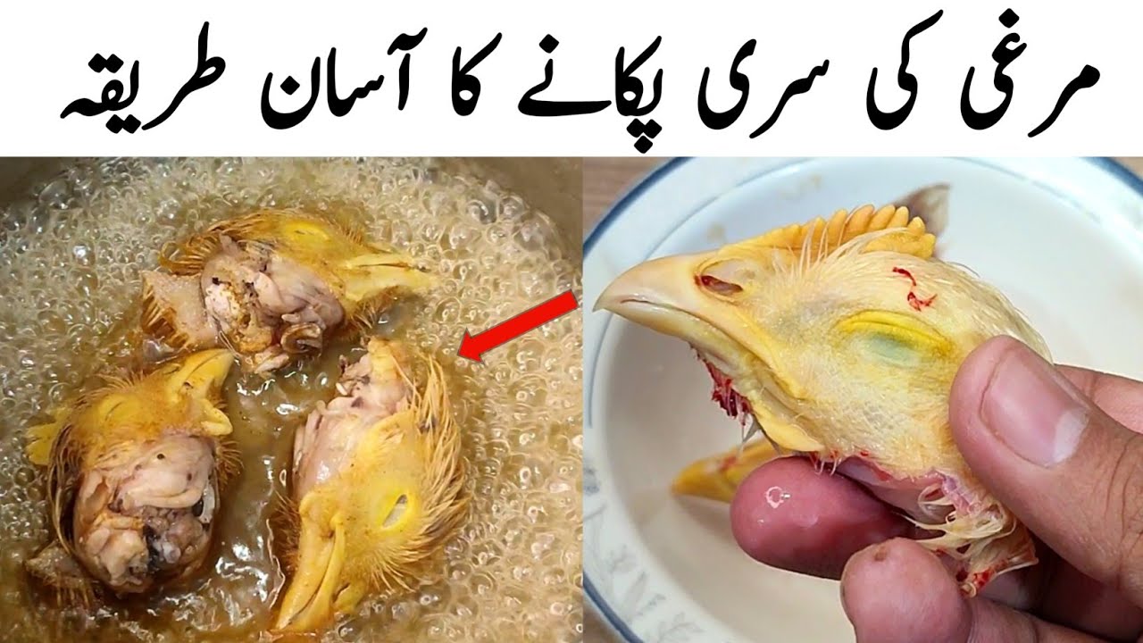 Chicken Head Recipe | Murgi Ki Siri Pakane Ka Tarika | Samiullah Food ...