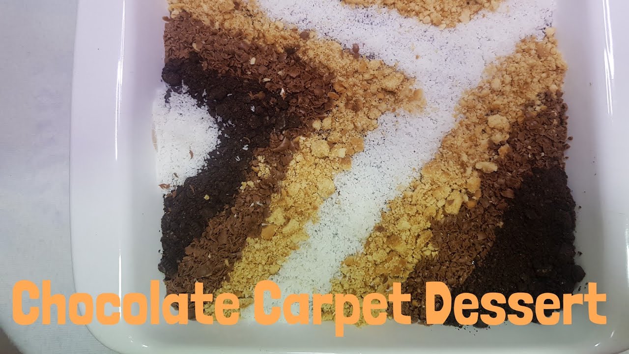 Chocolate Carpet Dessert. Chocolate Custard My secret Kitchen - YouTube