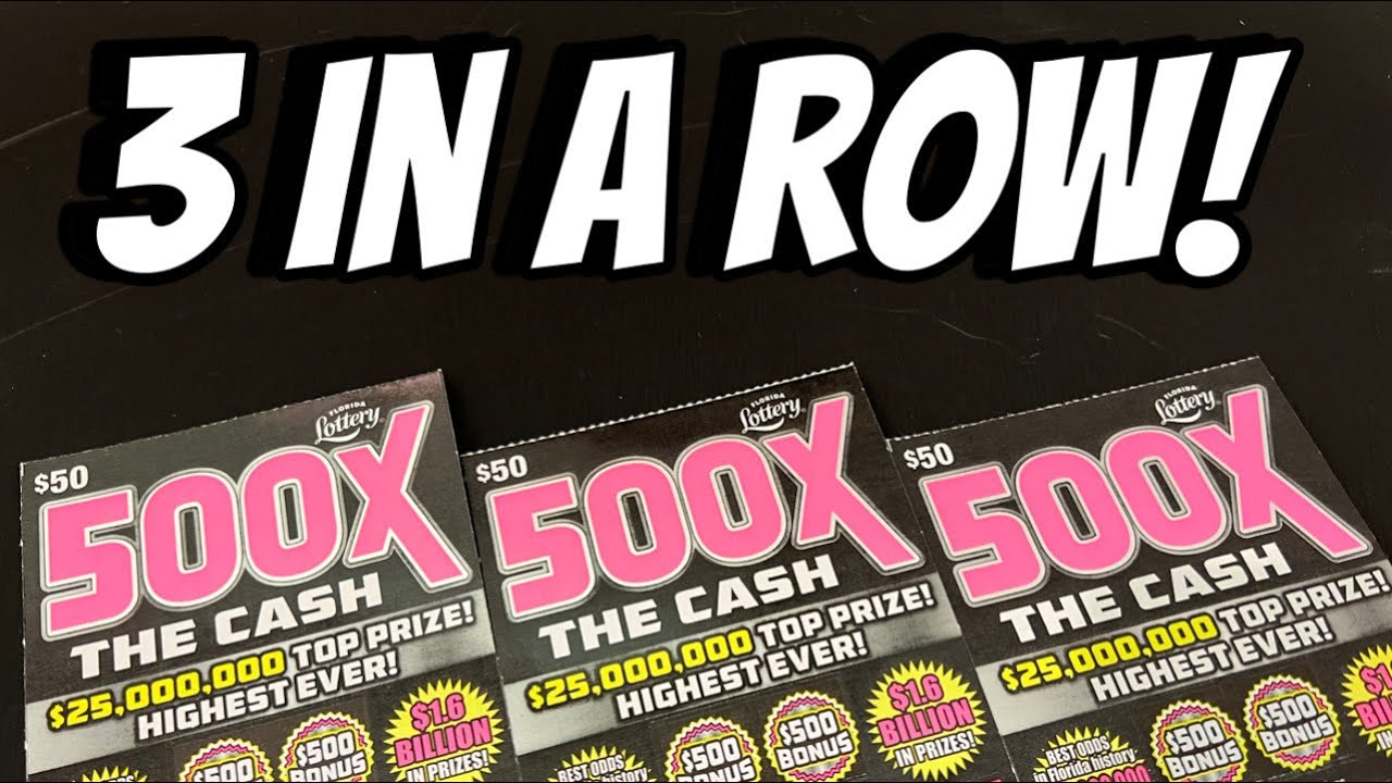 3 x 500X The Cash!! | Playing 3 of the MOST Expensive Scratch Off ...